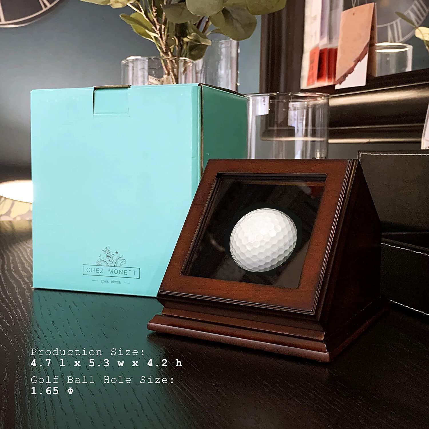 Snapklik.com : Chez Monett Hole-in-One Golf Ball Display Case -Custom ...