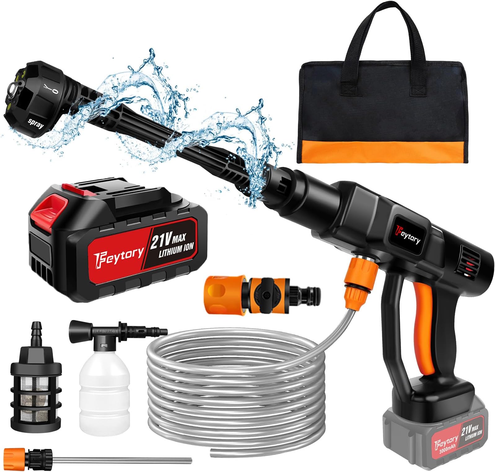 Starlyf Power Washer - The cordless, high-pressure, use-anywhere jet ...