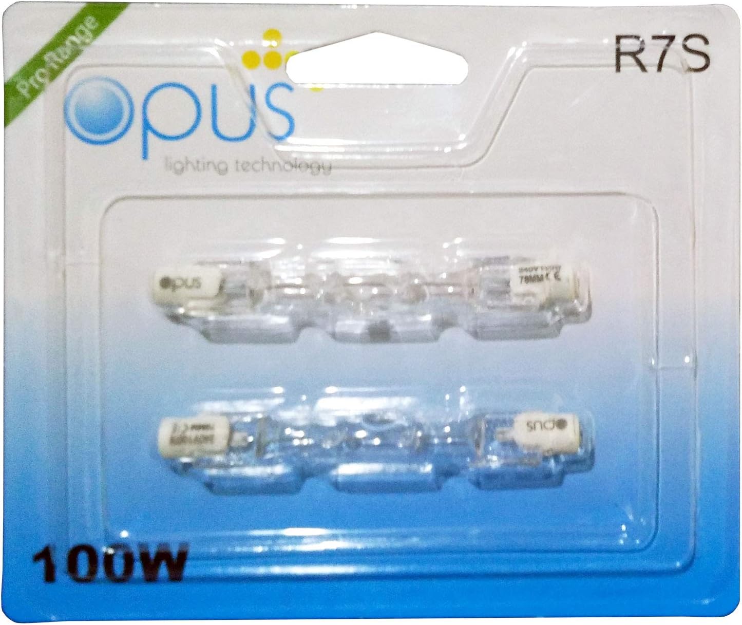 Pack of 2 x Opus 240 watt 117mm Double Ended R7S Dimmable Energy Saving ...
