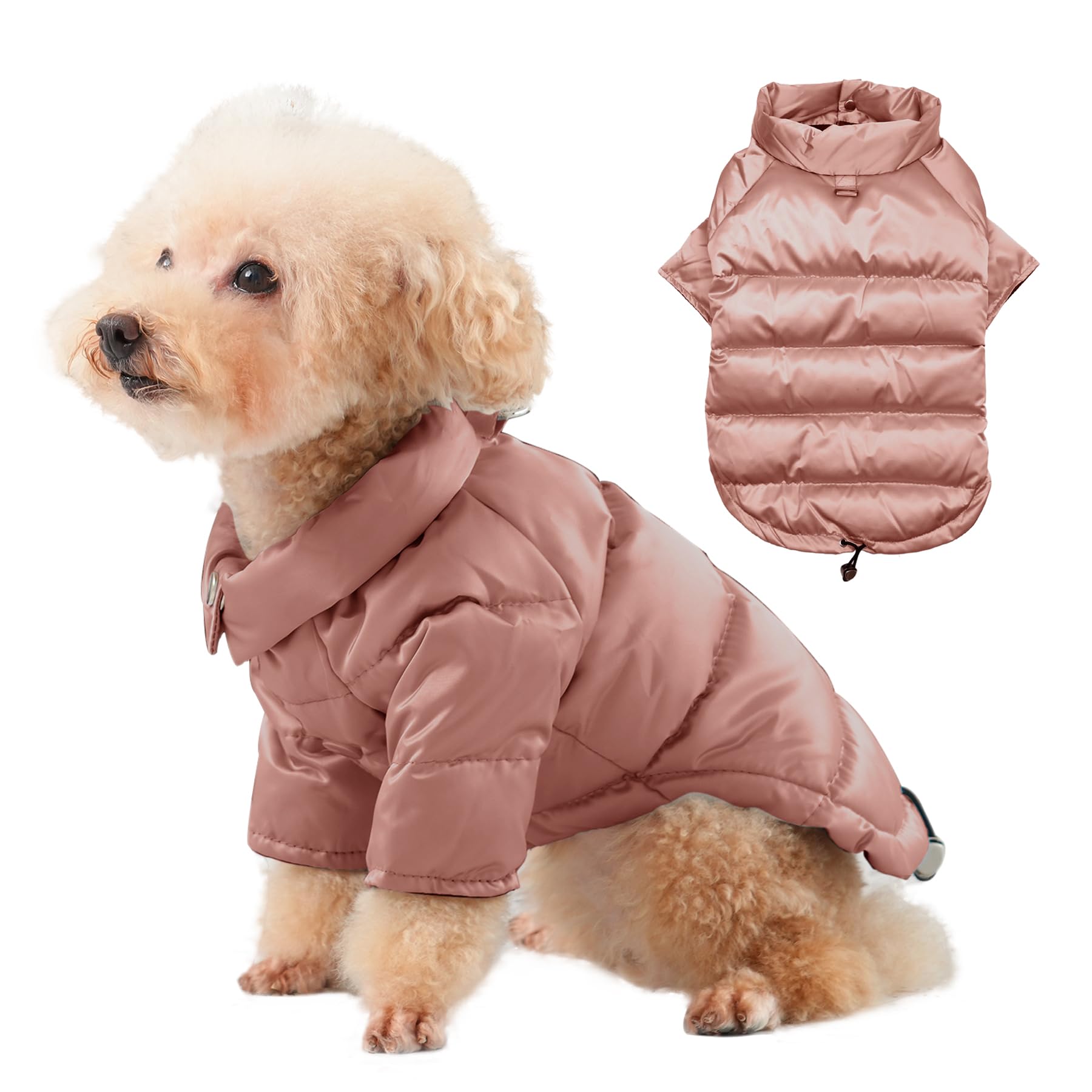 Amazon.com : JoyDaog Heavyweight Dog Puffer Coat for Extra Cold Winter ...