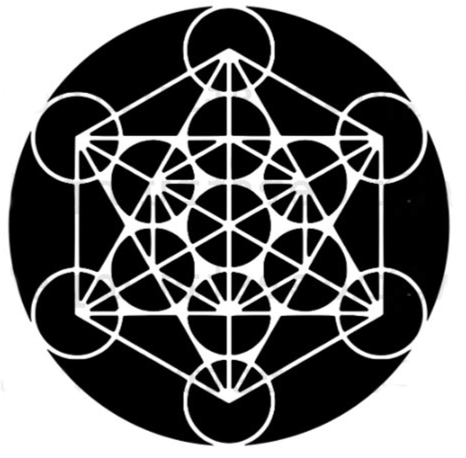 Sacred Geometry Cube Pattern