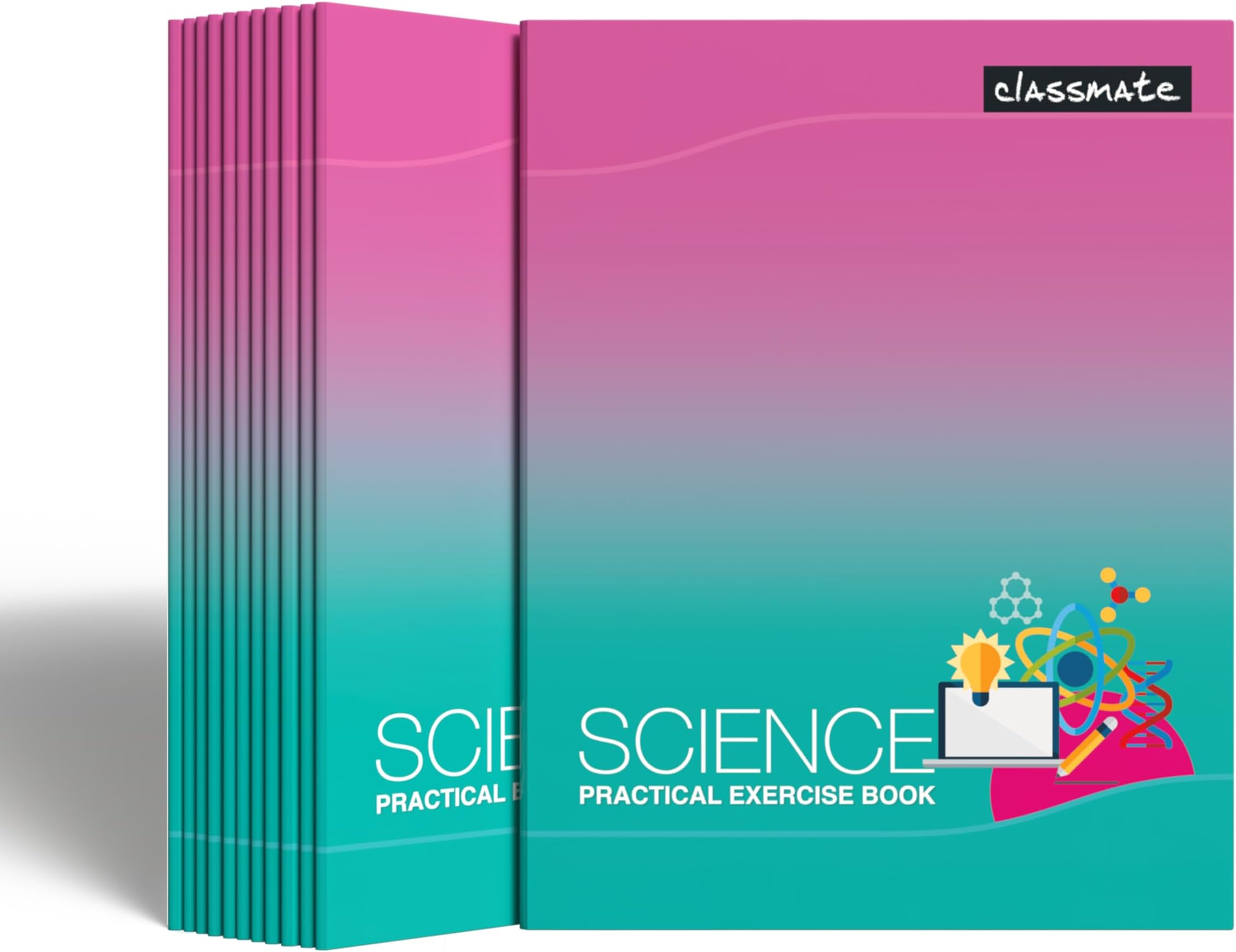Papergrid Practical Notebook - Science, 28 cm x 22 cm, 120 Pages, Hard ...