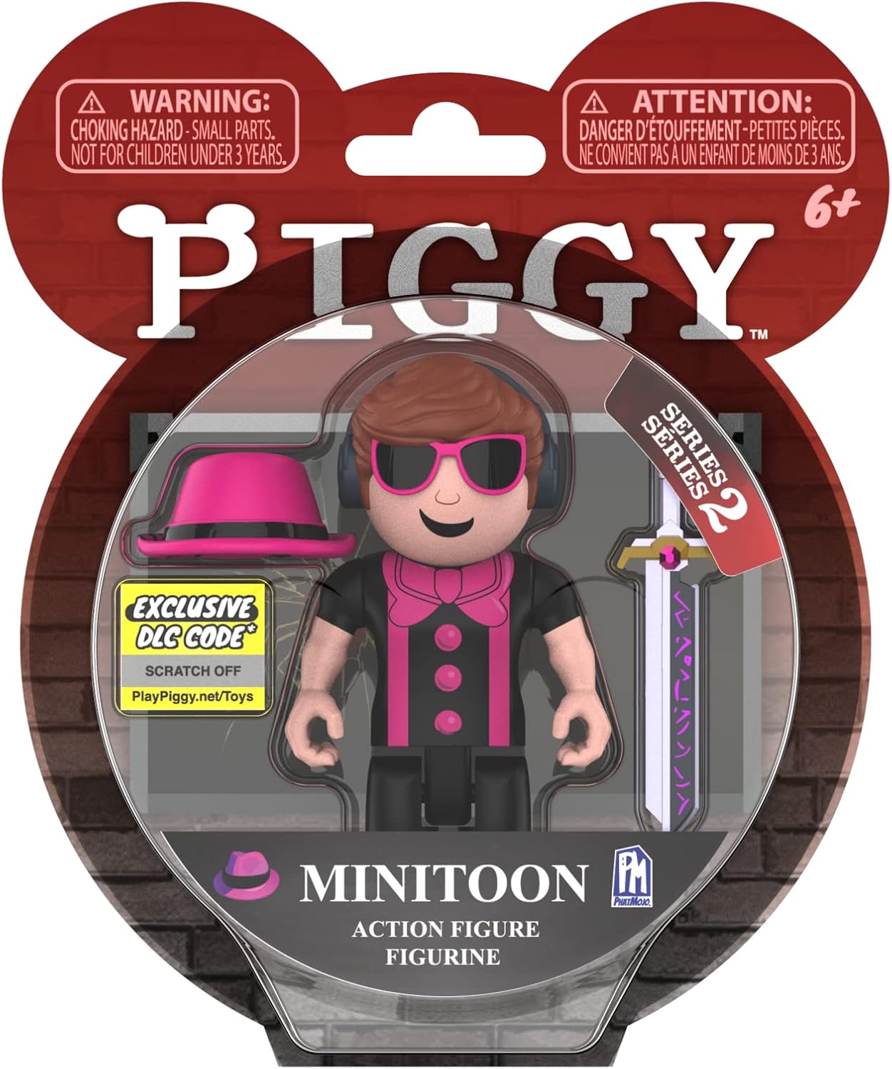 Amazon.com: PIGGY - MiniToon Action Figure (3.5" Buildable Toy w ...