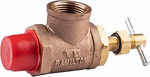 Amazon.com: Hamilton 3/4" Brass Pressure Relief Valve with Rubber Seat ...