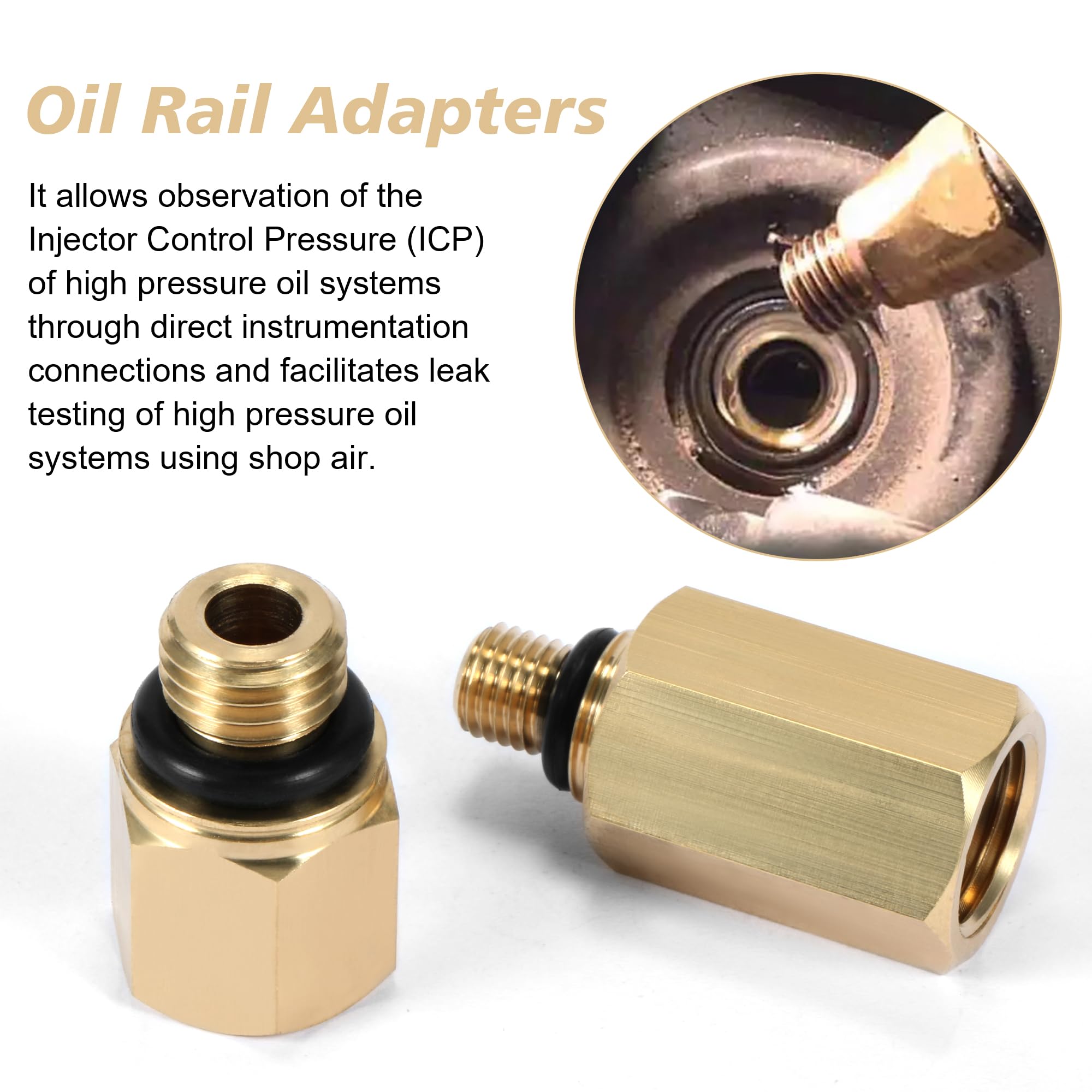 Snapklik.com : RDBS High Pressure Oil Rail Adapters Leak Test Kit+High ...