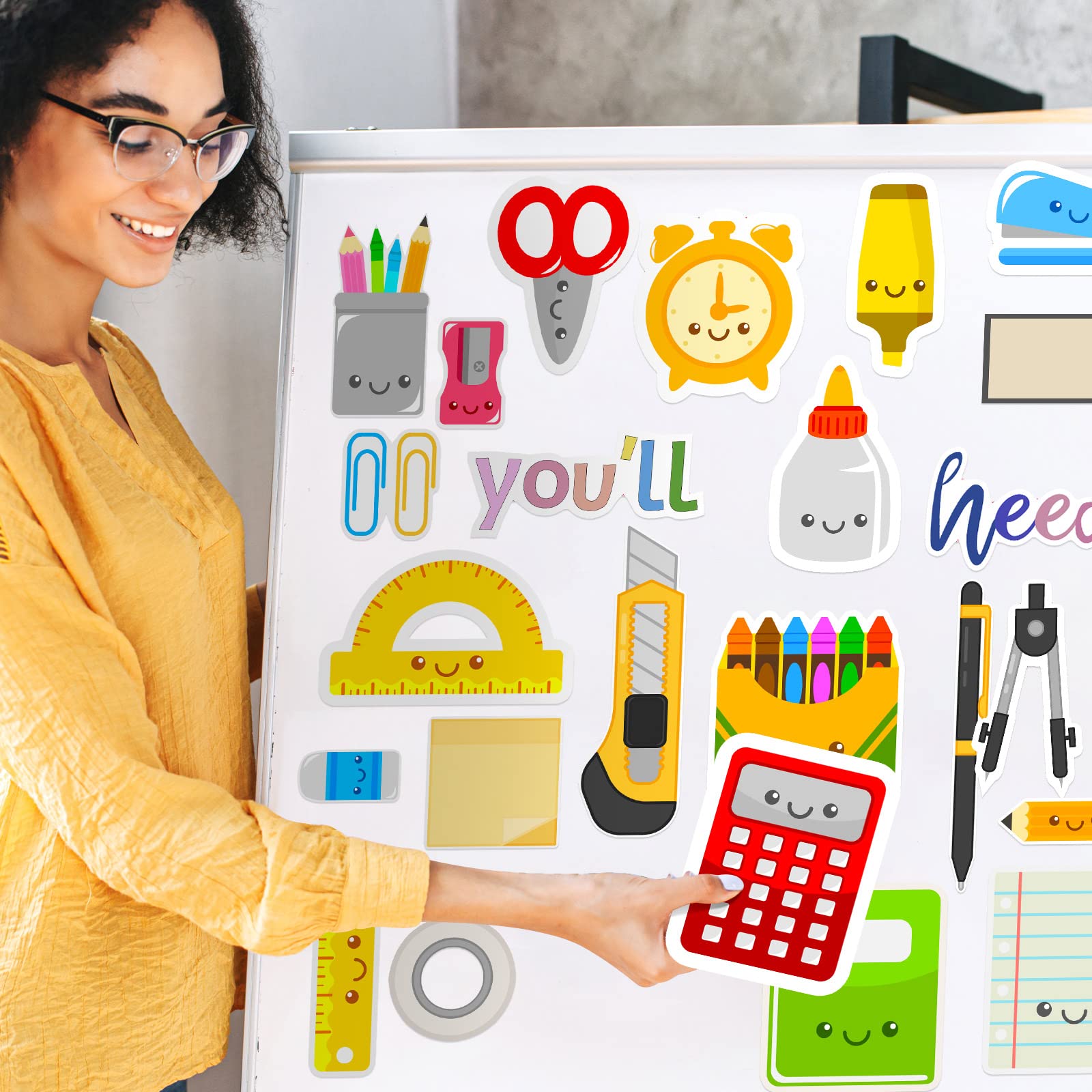 Snapklik.com : 26 Pcs Youll Need Management Magnets Tools Back To ...