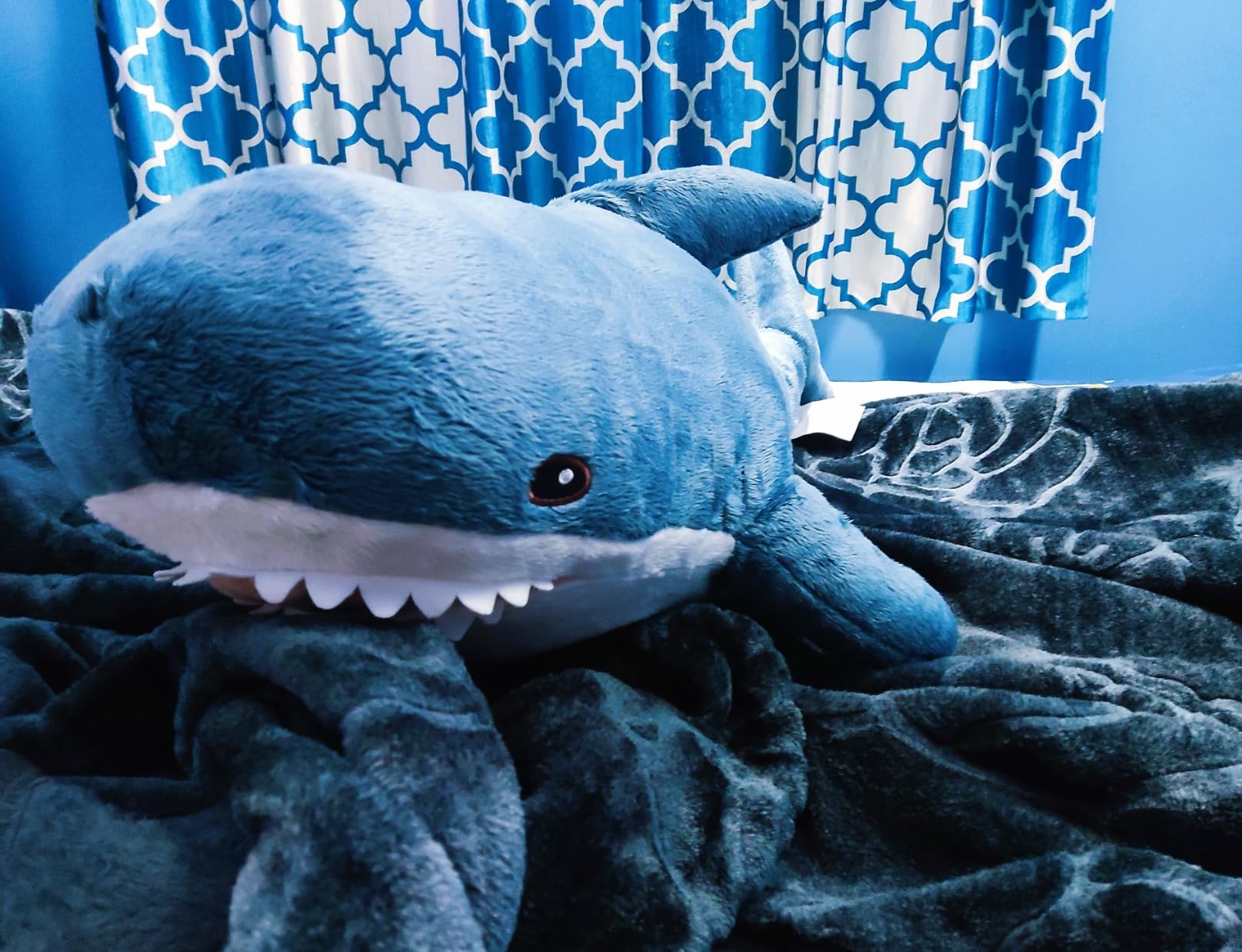 Buy Ikea BLAHAJ Soft Toy, Shark, 100 cm (39 ¼") Online at Low Prices in ...