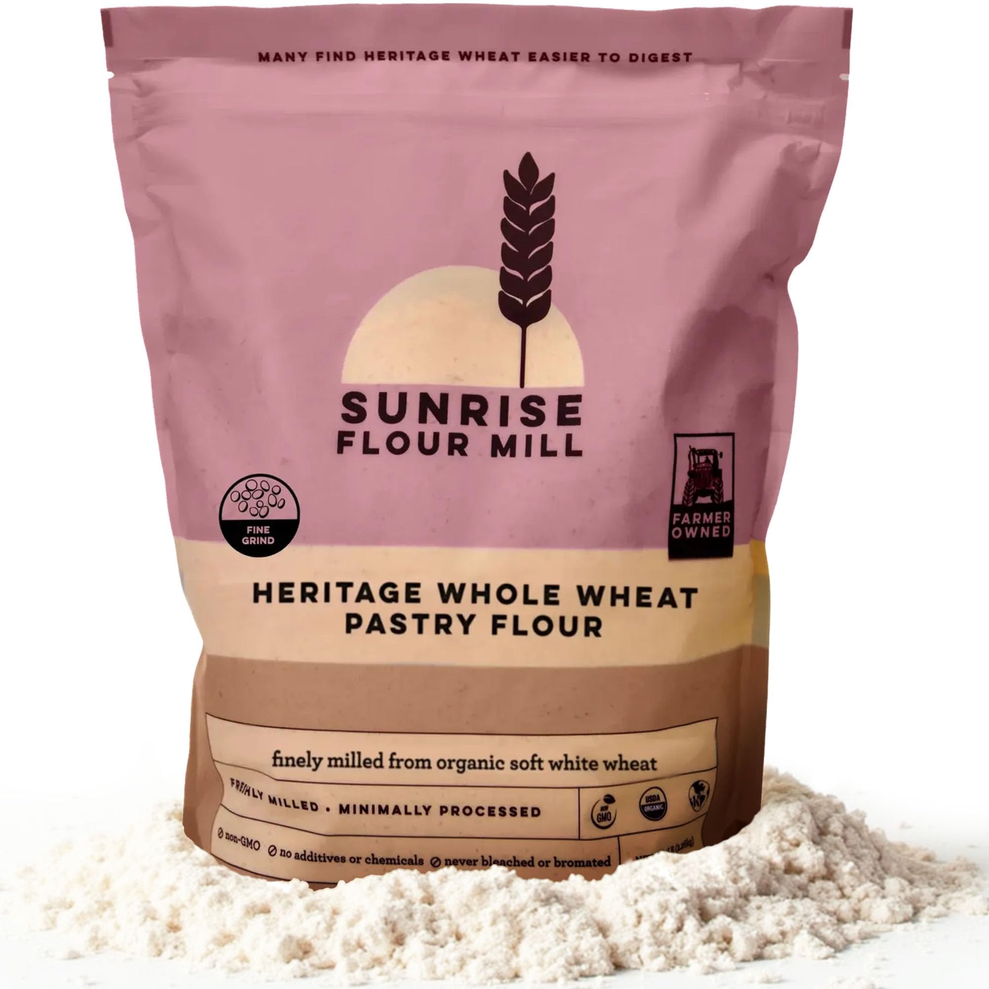 Amazon.com: 365 by Whole Foods Market, Organic Whole Wheat Pastry Flour ...