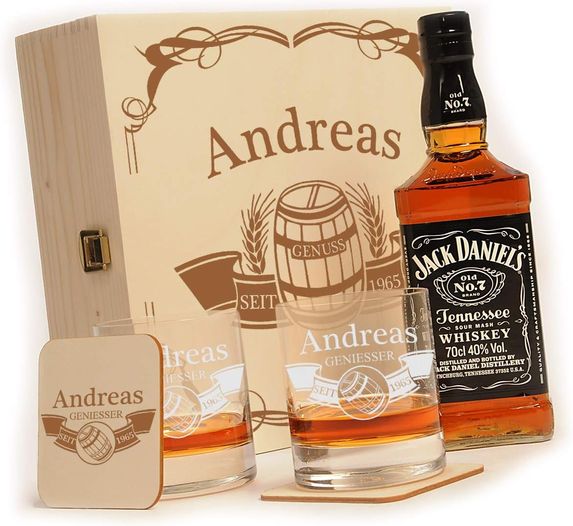Wunderschöne Jack Daniels Geschenkset Mit Gravur Bild