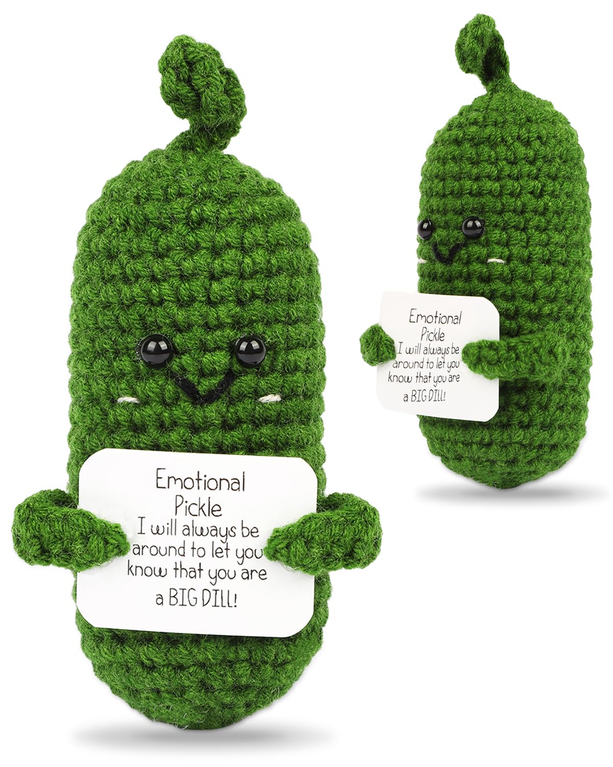 Amazon.com: JELUTAR Mini Funny Positive Potato, 3 inch Knitted Doll ...