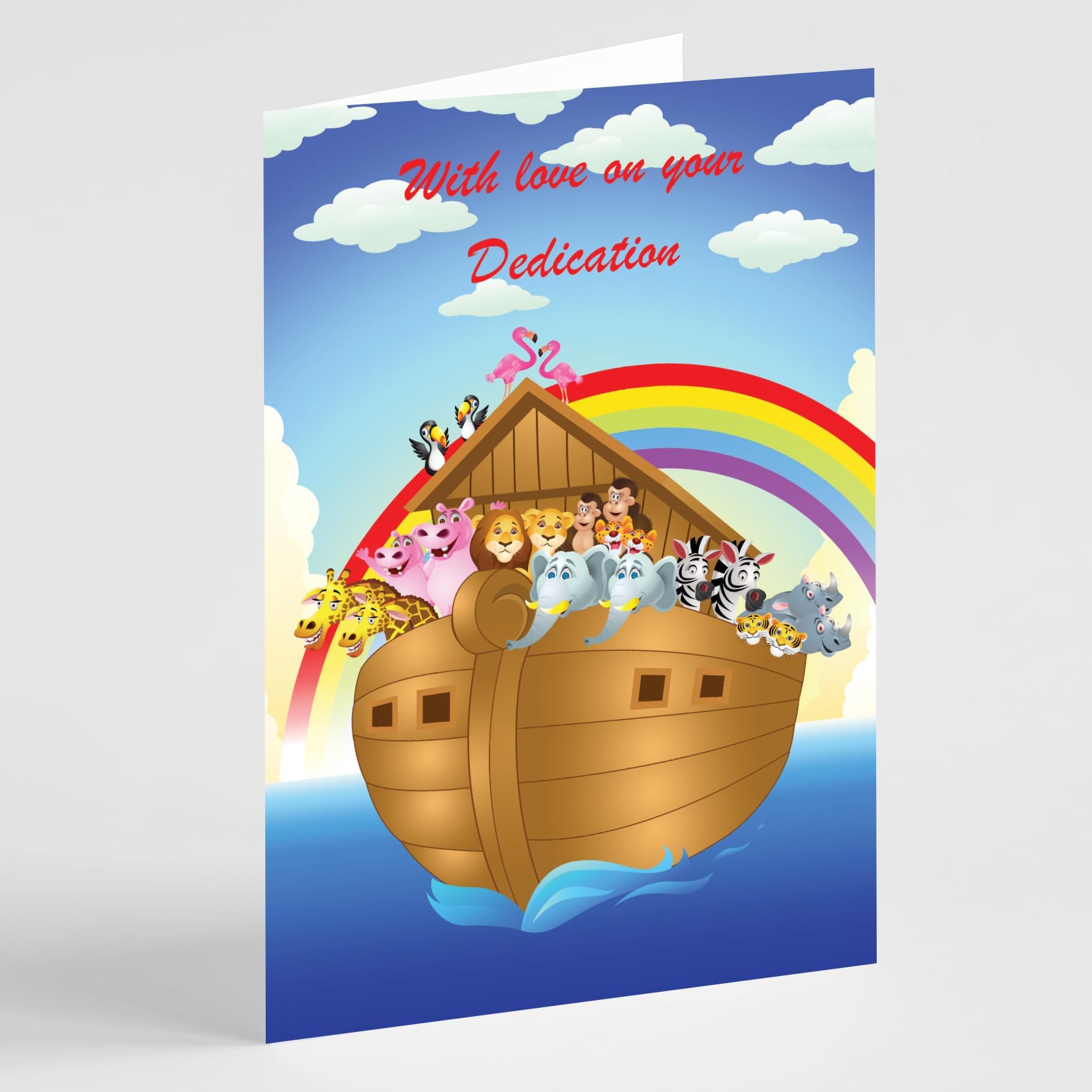 Beebooh cards Noah’s ark and animals Dedication card : Amazon.co.uk ...