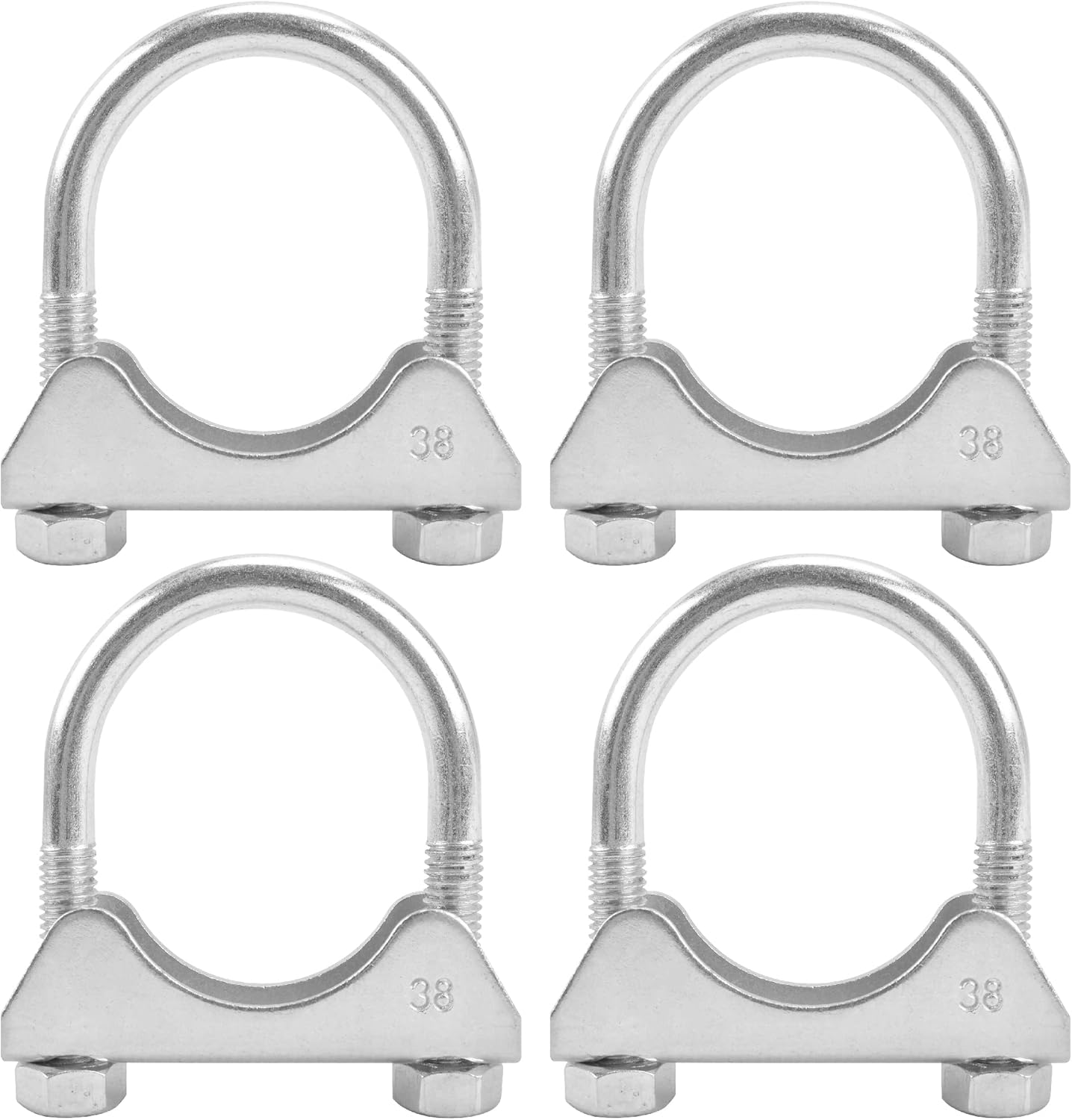 Amazon.com: BATONECO 1.5" U Bolt Clamp, Muffler Exhaust Clamps,1-1/2 ...