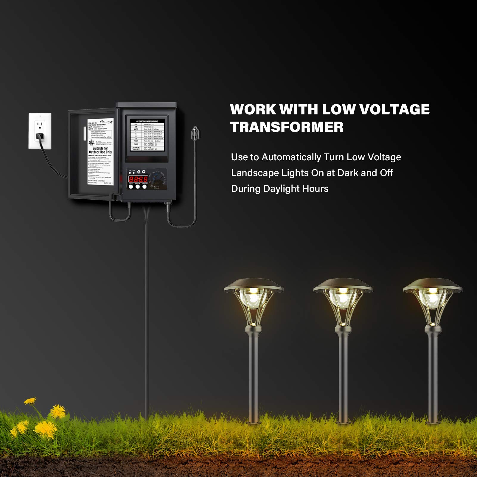 Snapklik.com : GOODSMANN Photo Eye, Light Sensor, Photo Cell For Power ...
