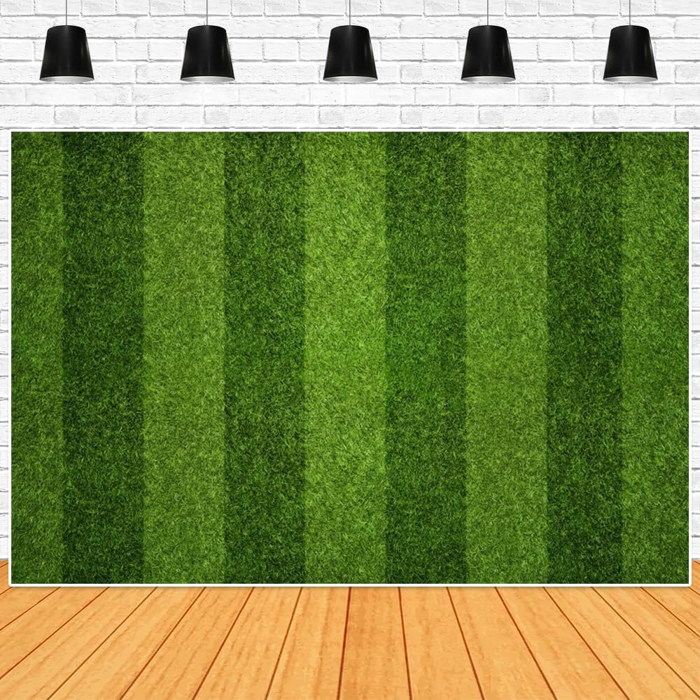Amazon.com : ChloropLastid Green Grass Lawn Backdrop Baseball Football ...
