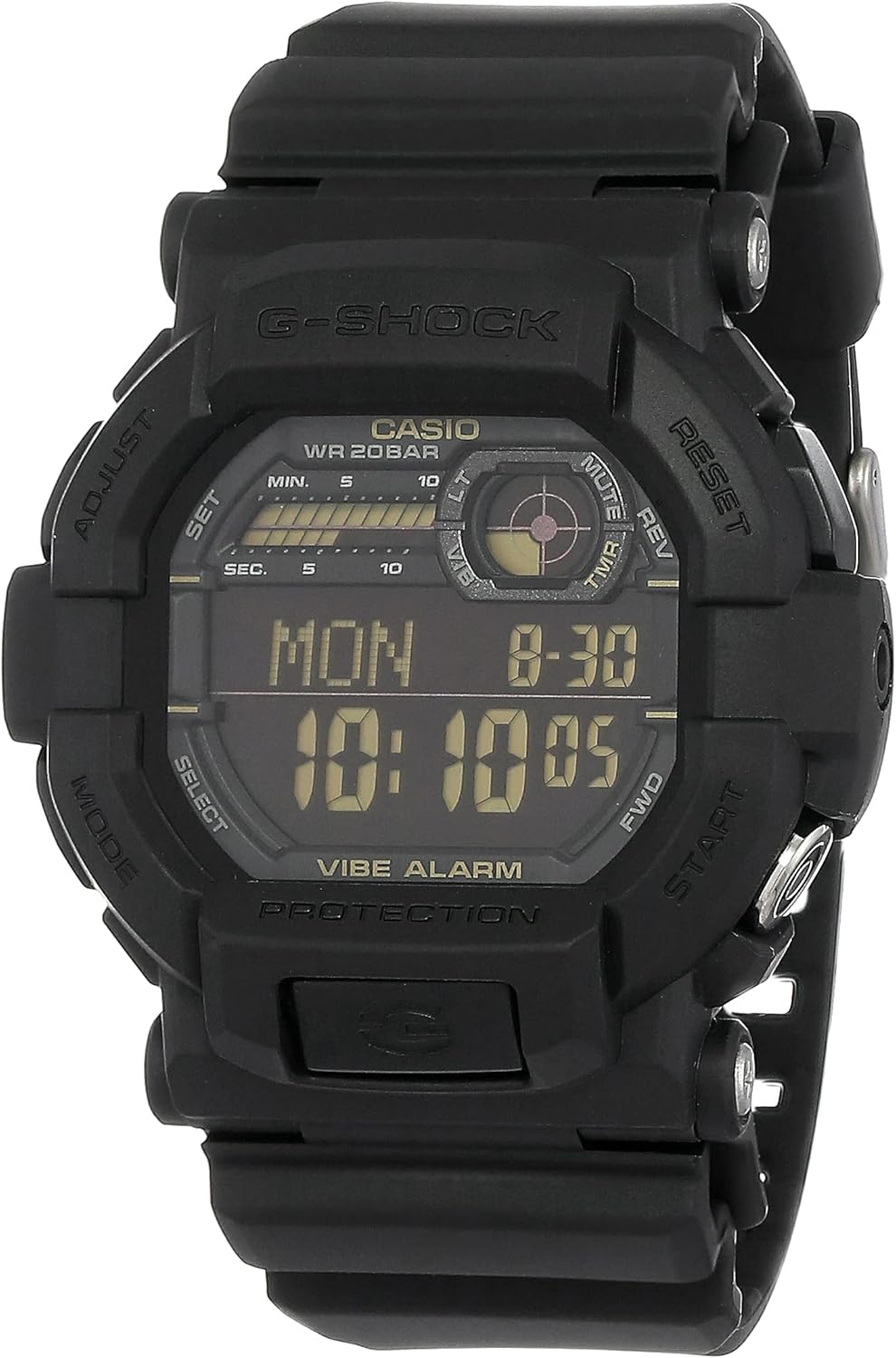 G-SHOCK GD350-1B Mens Black Digital Watch with Black Band : Amazon.com ...