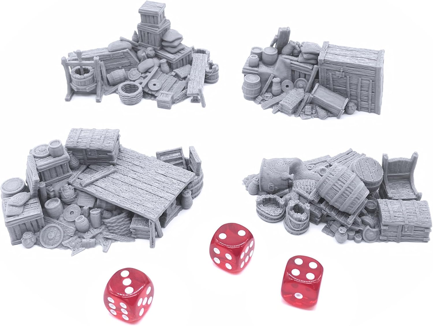 Hagglethorn Hollow Barricades DND Terrain Compatible con Calabozos y ...
