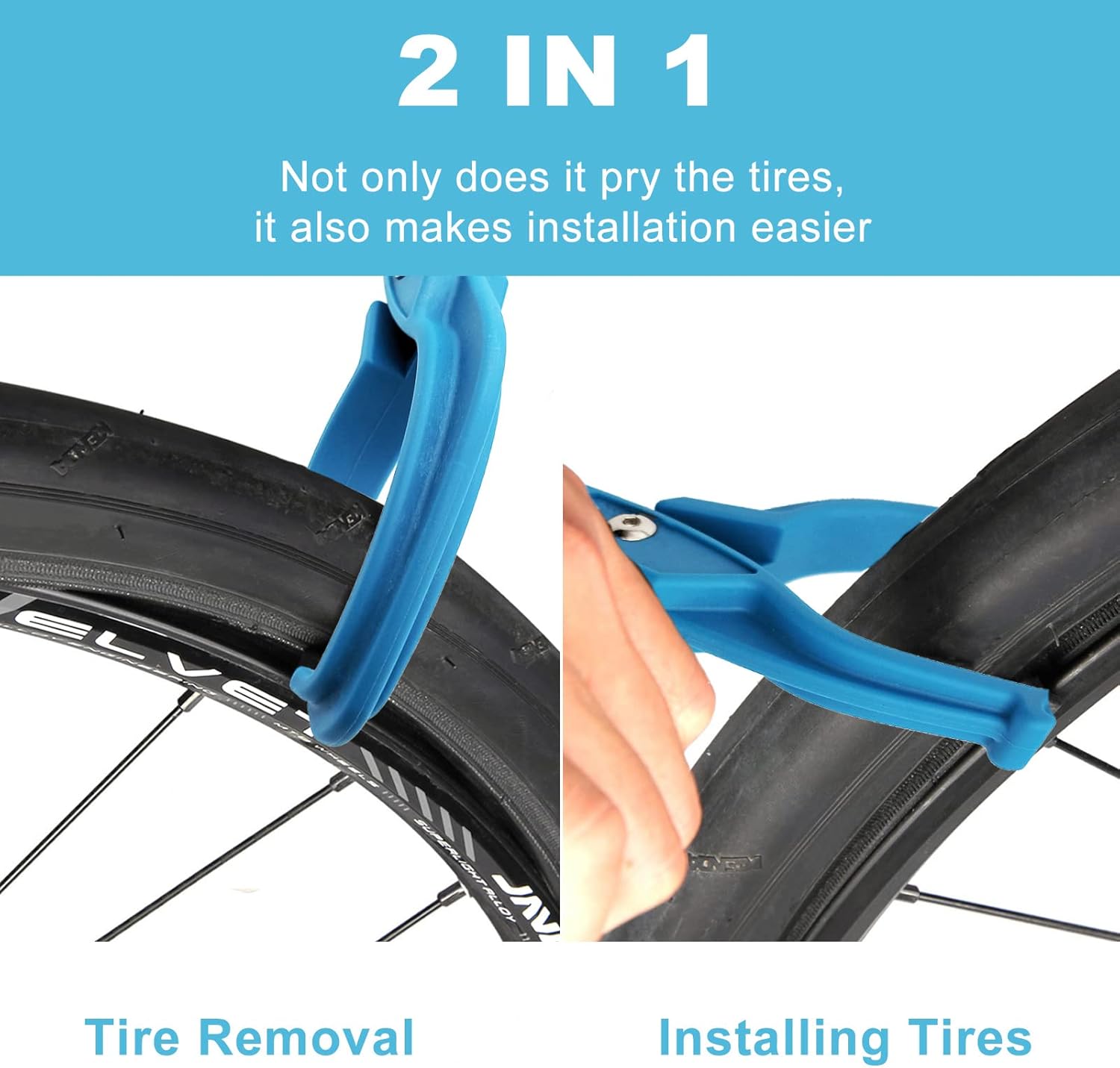 ZHOORQI Bike Tire Levers, Bike Tire Pliers, Labor-Saving Bicycle Tyre ...