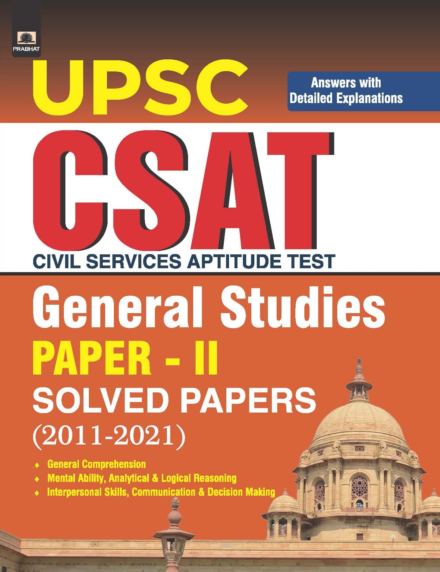 Buy UPSC: CSAT General Studies Paper 2 Solved Papers 2011-2021 Book ...