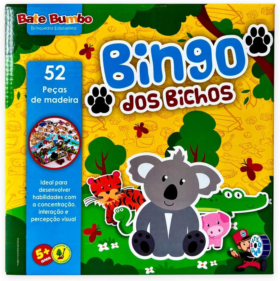 Bingo dos Bichos : Amazon.com.br: Brinquedos e Jogos