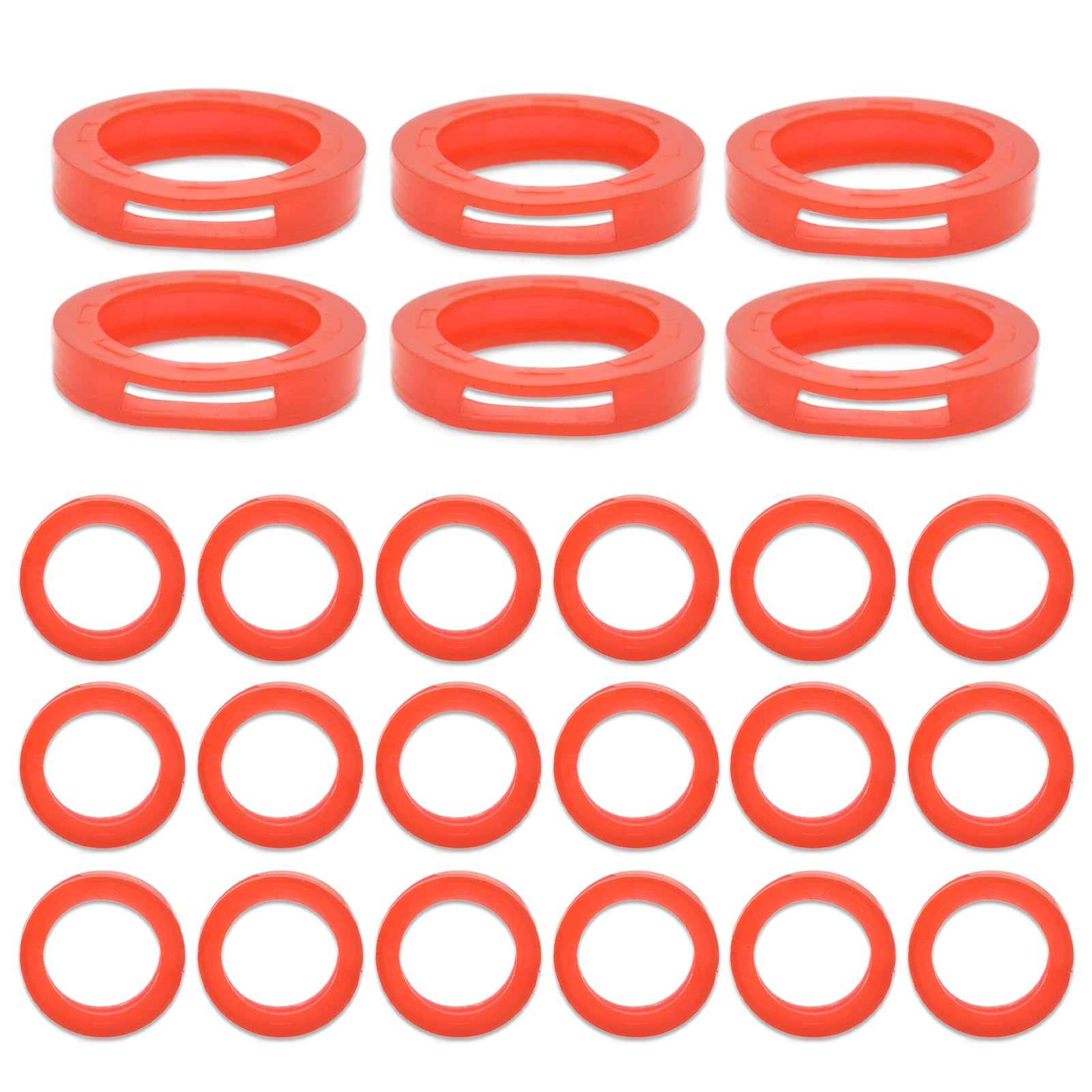 Amazon.com : Joyangy 24mm Key Cap Covers, Pack of 24 Red Rubber Key ...