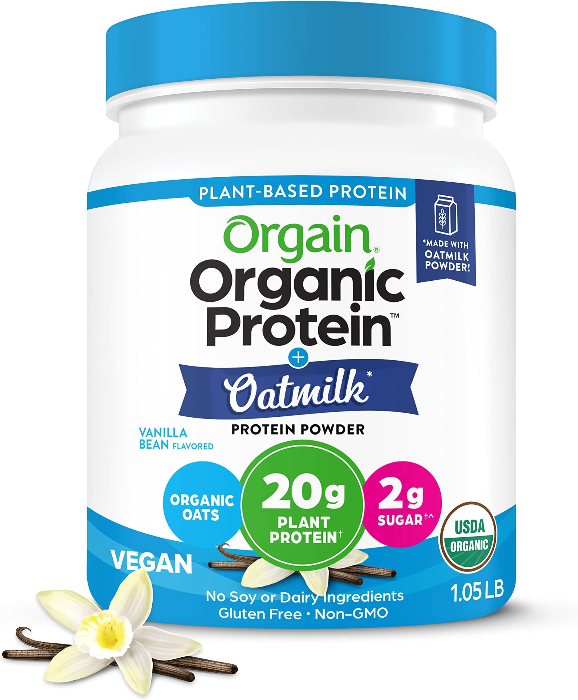 Amazon.com: Vega Organic Protein and Greens Powder, Vanilla, 26 ...