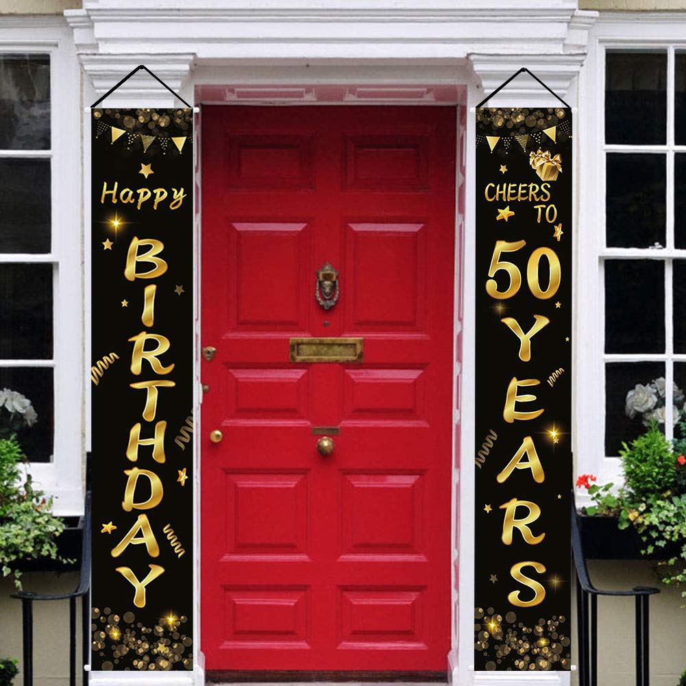 Buy 50th Birthday Party Decorations Happy Birthday Porch Sign Cheers To buy-50th-birthday-party-decorations-happy-birthday-porch-sign-cheers-to