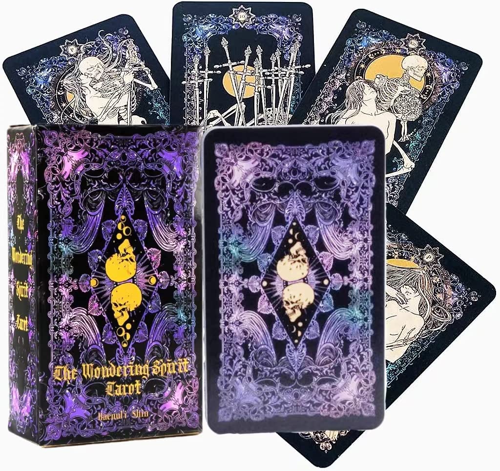 Skeleton Tarot Cards for Beginners - 78 Standard Size Cards With ...