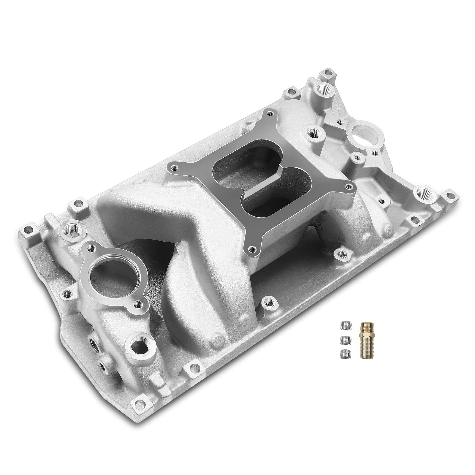 A-Premium Dual Plane Intake Manifold Compatible with Chevy Vortec SBC ...