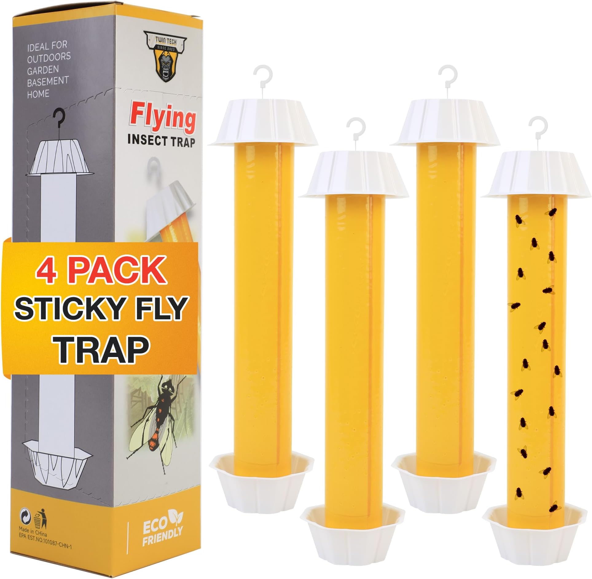 Amazon.com : RESCUE! Non-Toxic TrapStik for Flies – Indoor Hanging Fly ...