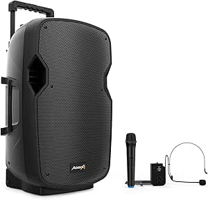 Audibax Denver 15 Plus - Altavoz Activo PA de 15" - Potencia de 250W - Altavoz Amplificado ...