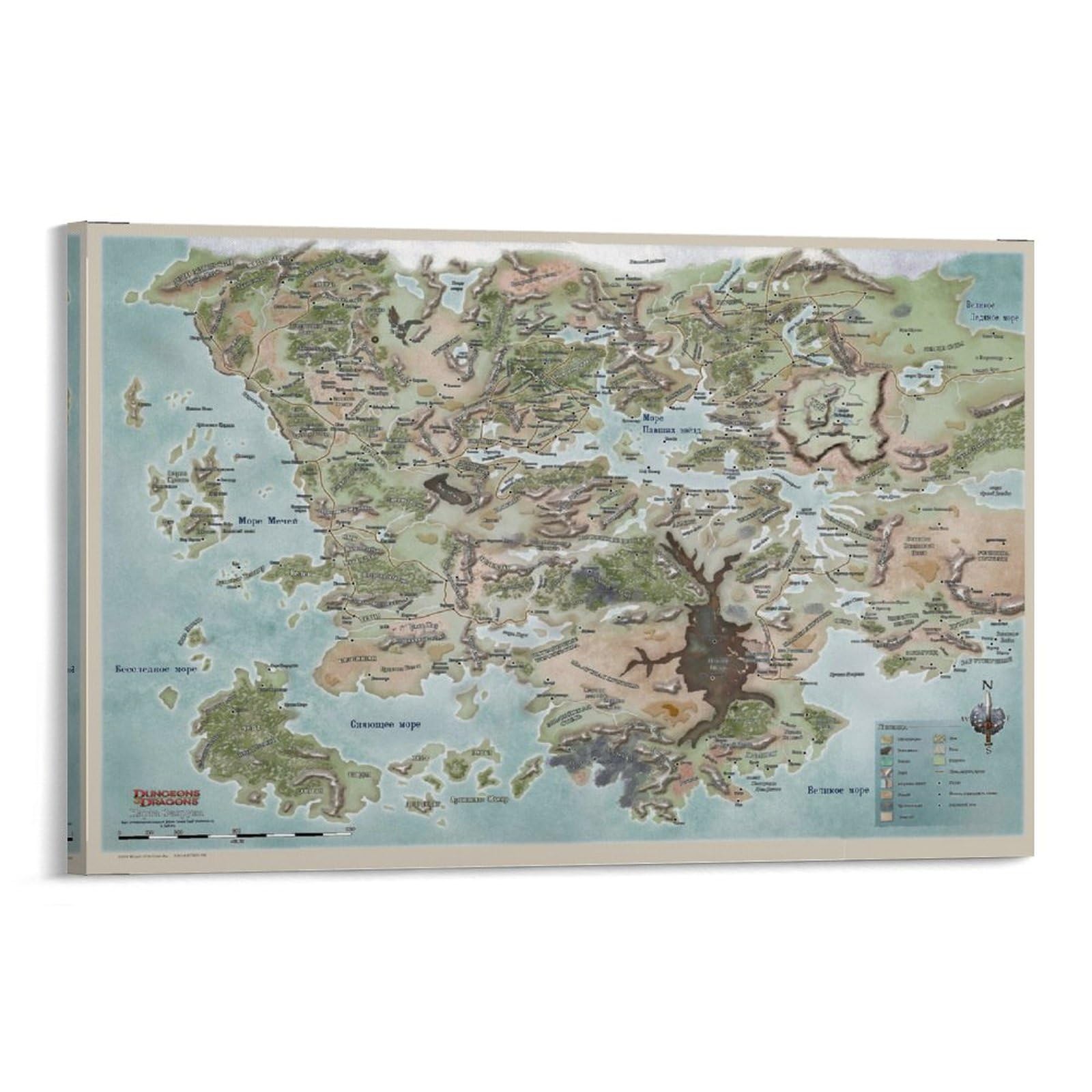 There Be Dragons Cartography