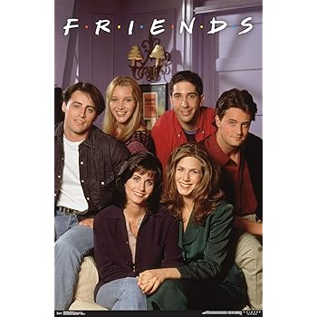 Amazon.com: Friends - TV Poster: Sitting On Couch (Size: 27'' x 40 ...