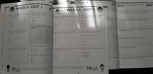 Amazon.com: 6th Grade Common Core Math: Daily Practice Workbook - Part ...