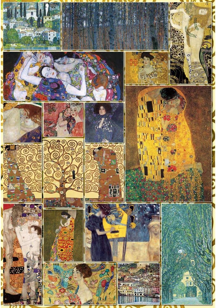 Gustav Klimt Collection, Gustav Klimt 1000 Piece Jigsaw Puzzle [Pouch ...