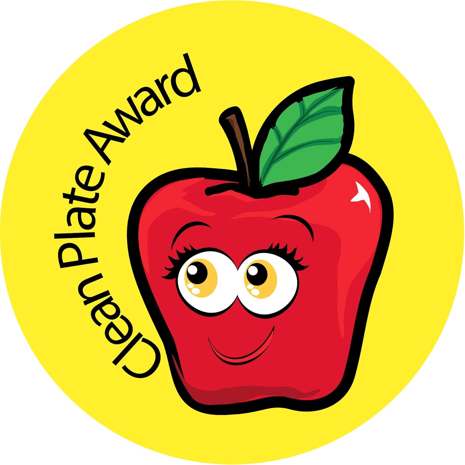 Clean Plate Award School Teachers reward stickers : Amazon.co.uk ...