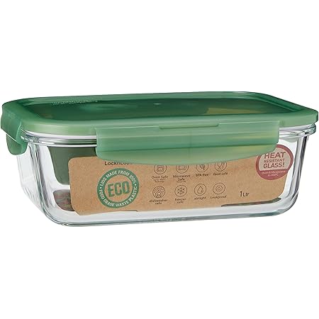 Amazon.com: LocknLock Purely Better Glass Food Storage Container with ...