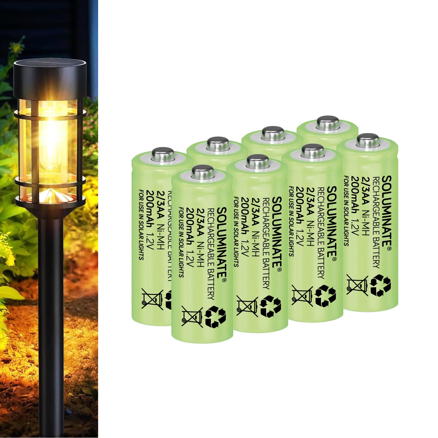 Solar Lights 2 3 Aaa Rechargeable Batteries Best 10 Rechargeable Solar