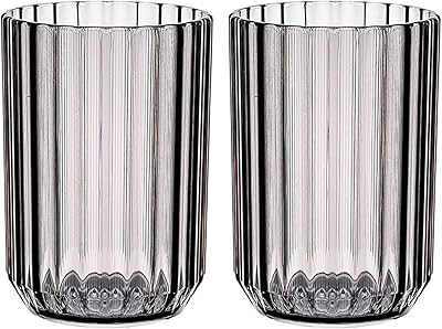Amazon.com: Gaolinci 2 Pcs Glass Tumbler Cup,Toothbrush Holder ...