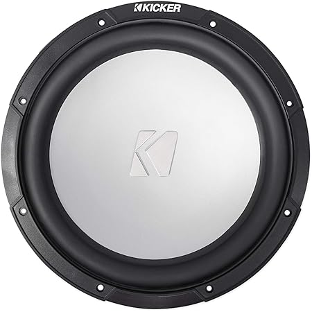 Amazon.com: KICKER 45KM104 10" 350w Peak/175w RMS Marine Boat Subwoofer ...