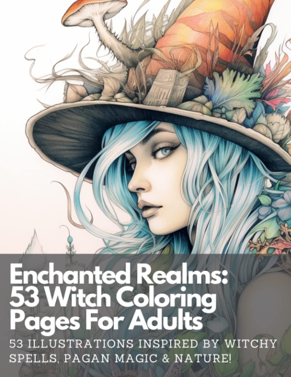 Amazon.com: Enchanted Realms: Beautiful Witches Coloring Pages For ...