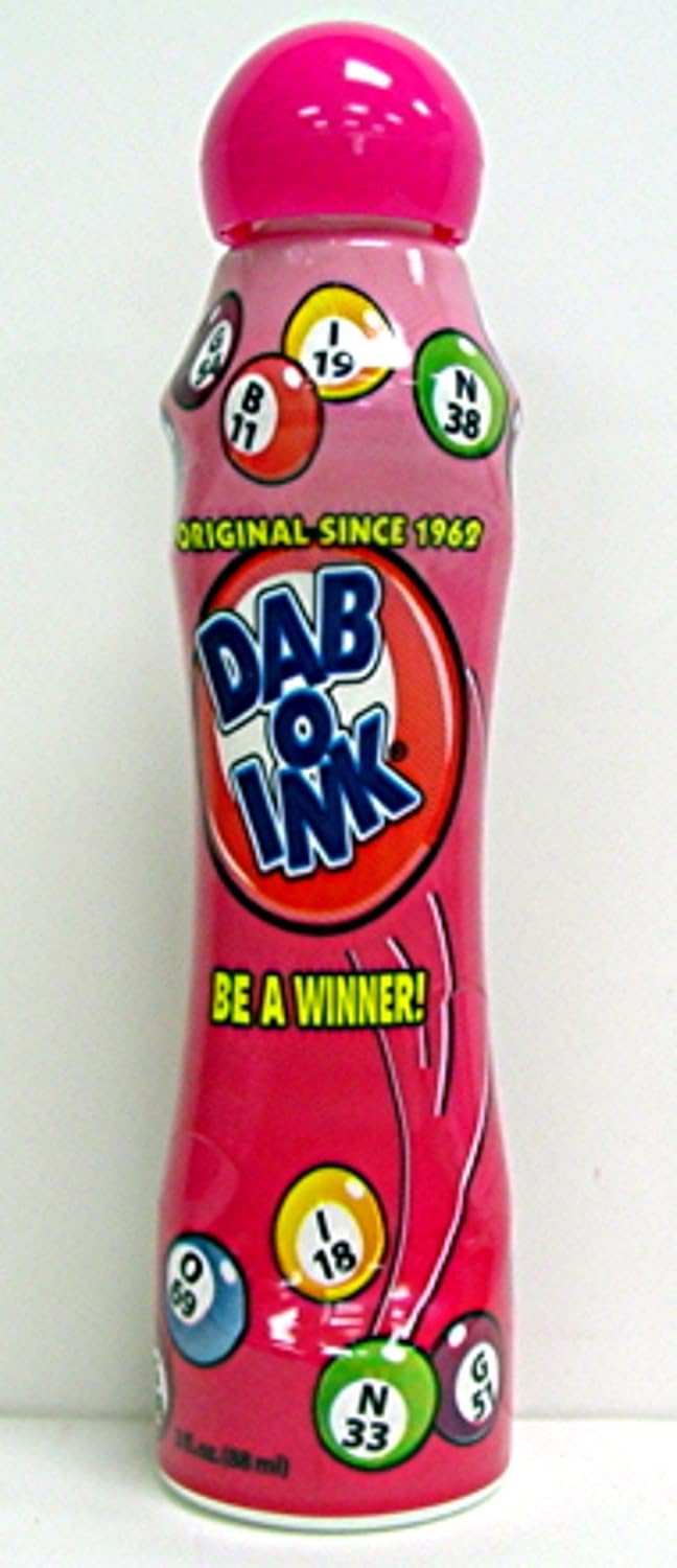 Amazon.com : Dab-O-Ink Bingo Dauber - Magenta - 3oz : Toys & Games