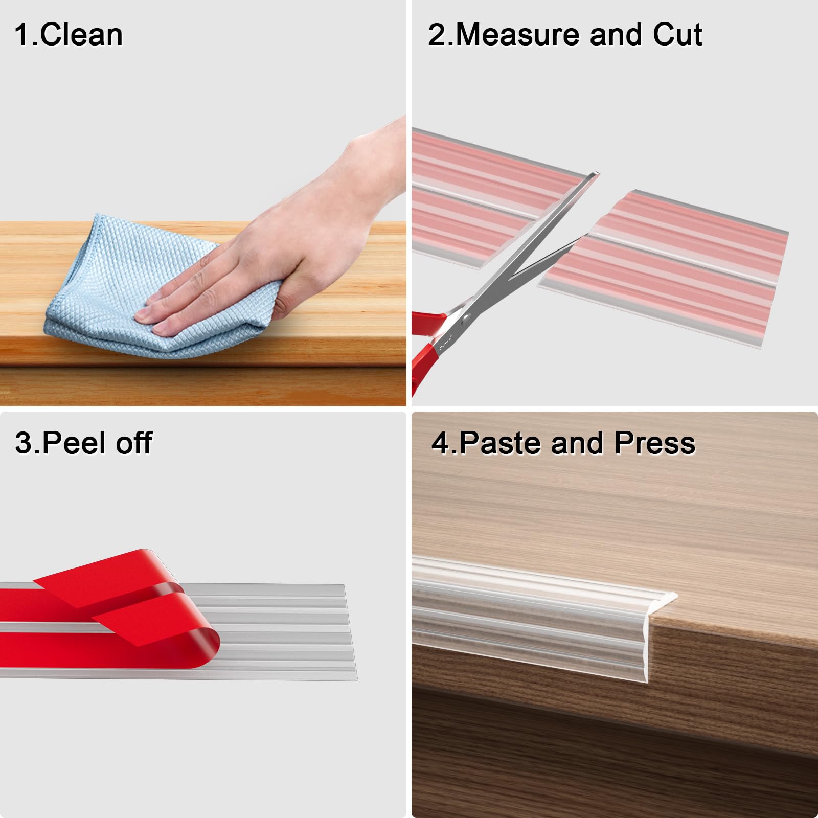 Snapklik.com : Flexible Inside & Outside Corner Trim Moulding, Peel And ...