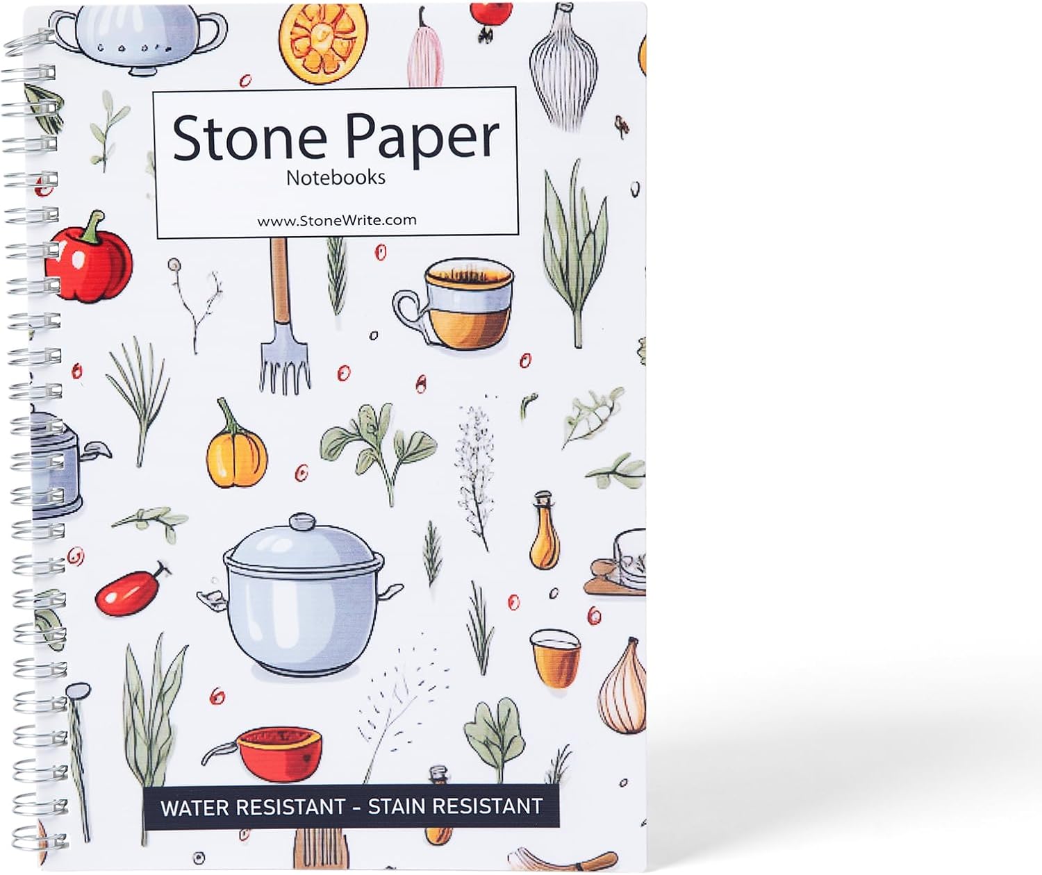Amazon.com : StoneWrite Waterproof Cooking Notebook - For Grocery Lists ...
