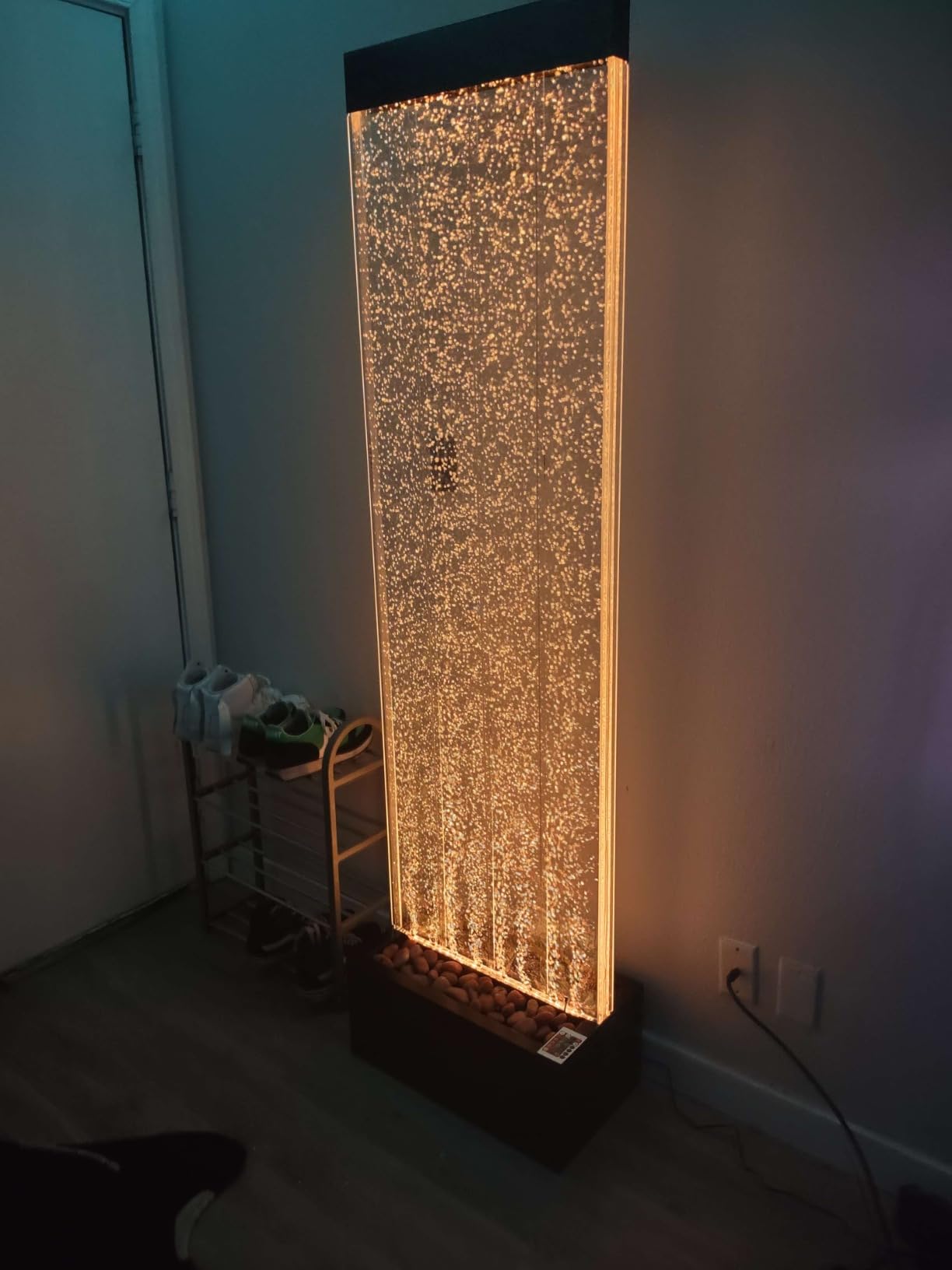 $15/mo - Finance Alpine Corporation MLT166BK 54" 3 Tier Acrylic Bubble ...