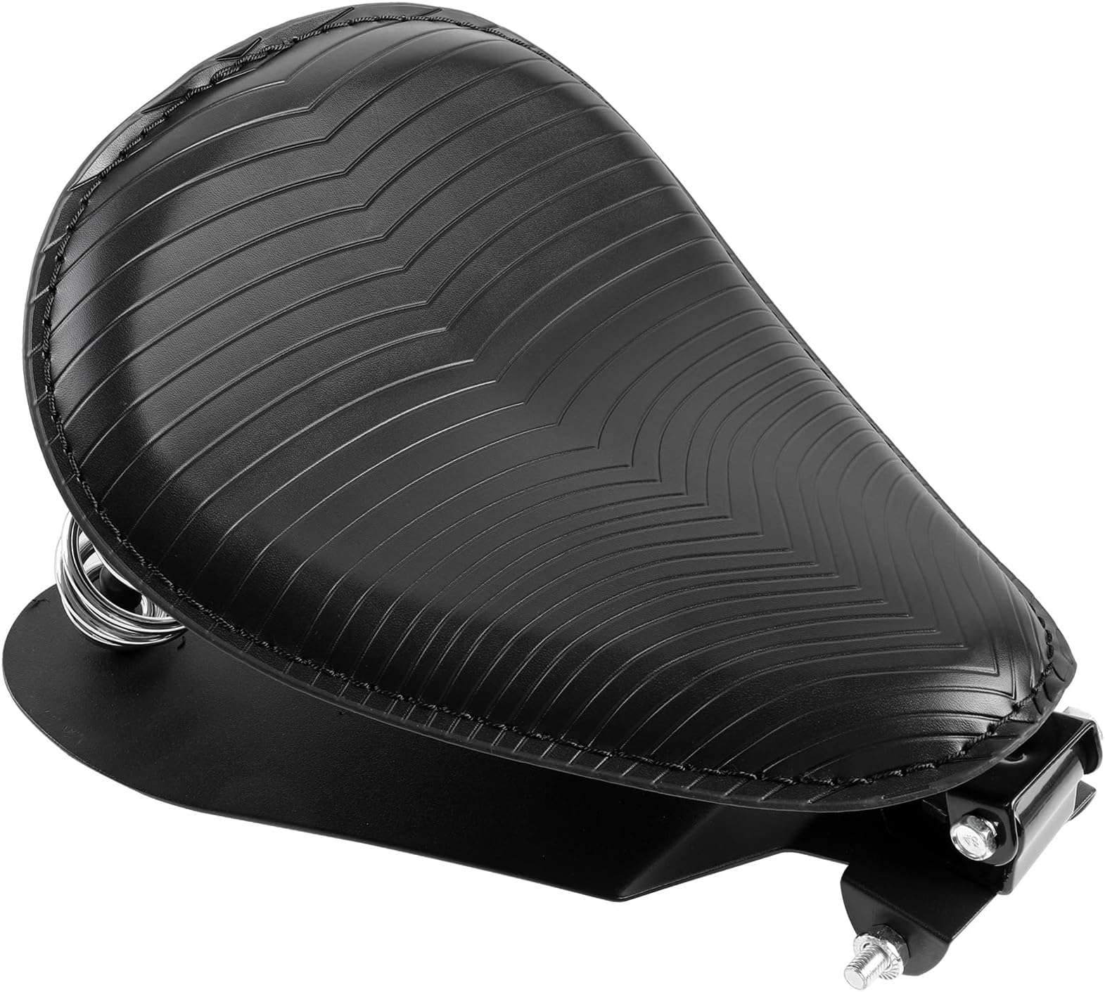 Amazon.com: AICARS Leather Motorcycle Solo Seat with Seat Base, 3 ...