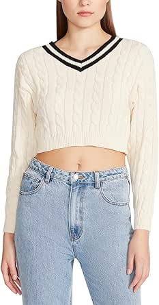 Steve Madden Women's Amika Sweater at Amazon Women’s Clothing store