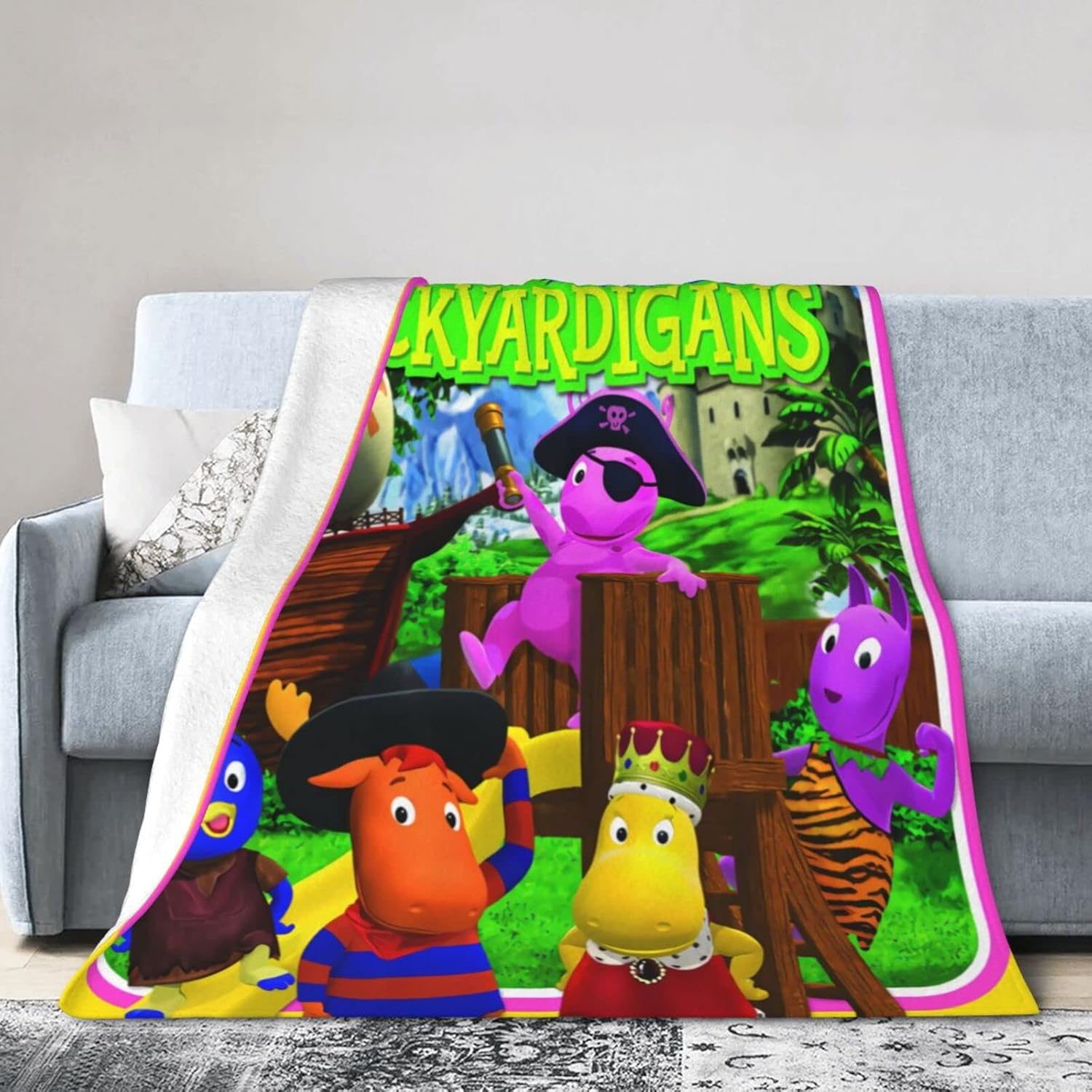 Amazon.com: Pobecan The Anime Backyardigans Blanket Throw Blankets ...