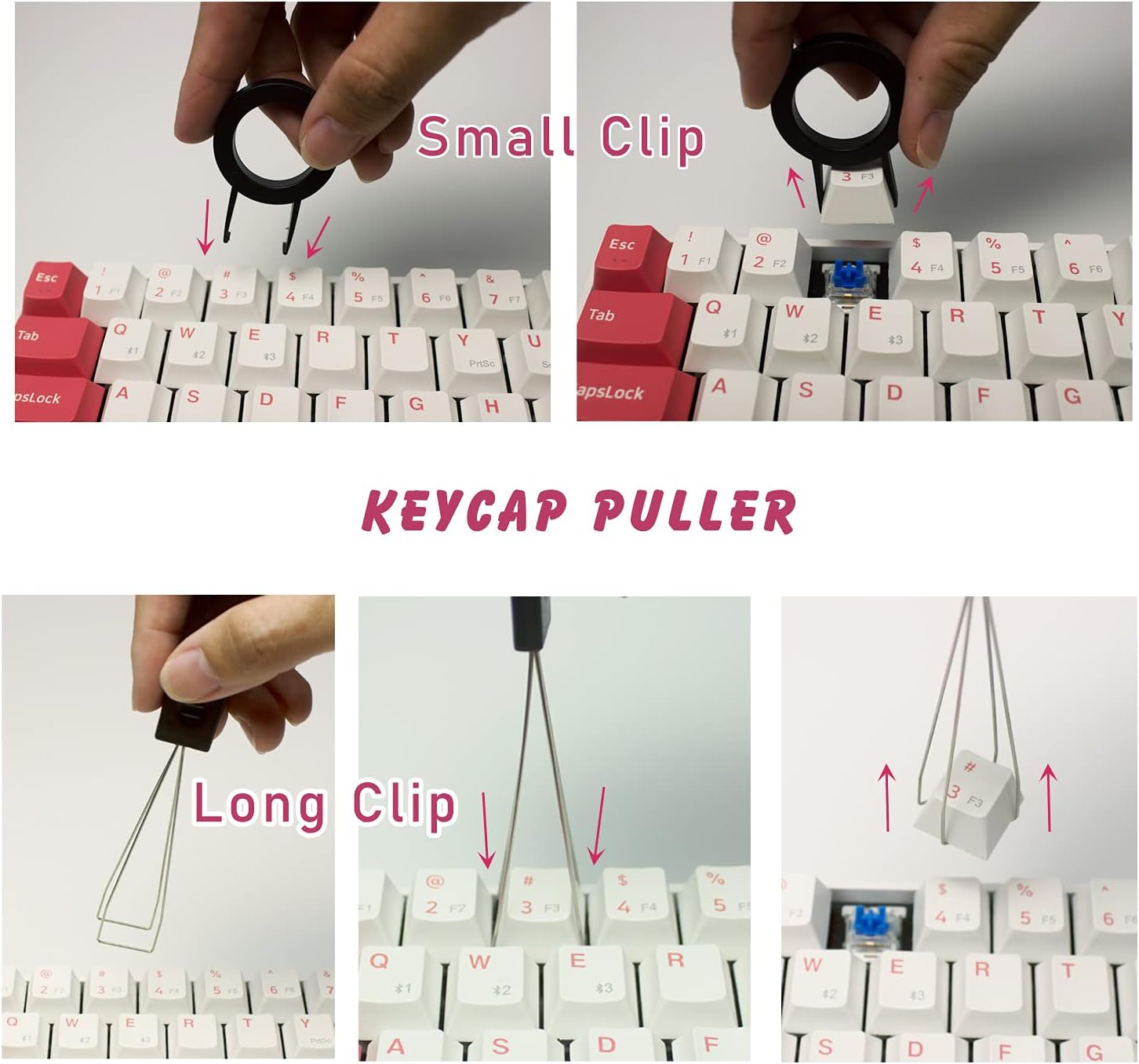 Buy Keycap and Switch Puller Key Cap Remover Tool Keycaps Removal Tool ...