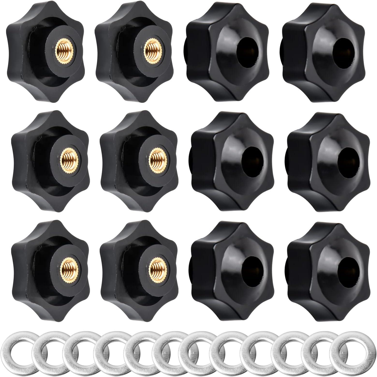 Offset Wing knob M8 Clamping Handle Thumbscrew Hand Grip Wing nut Saw ...