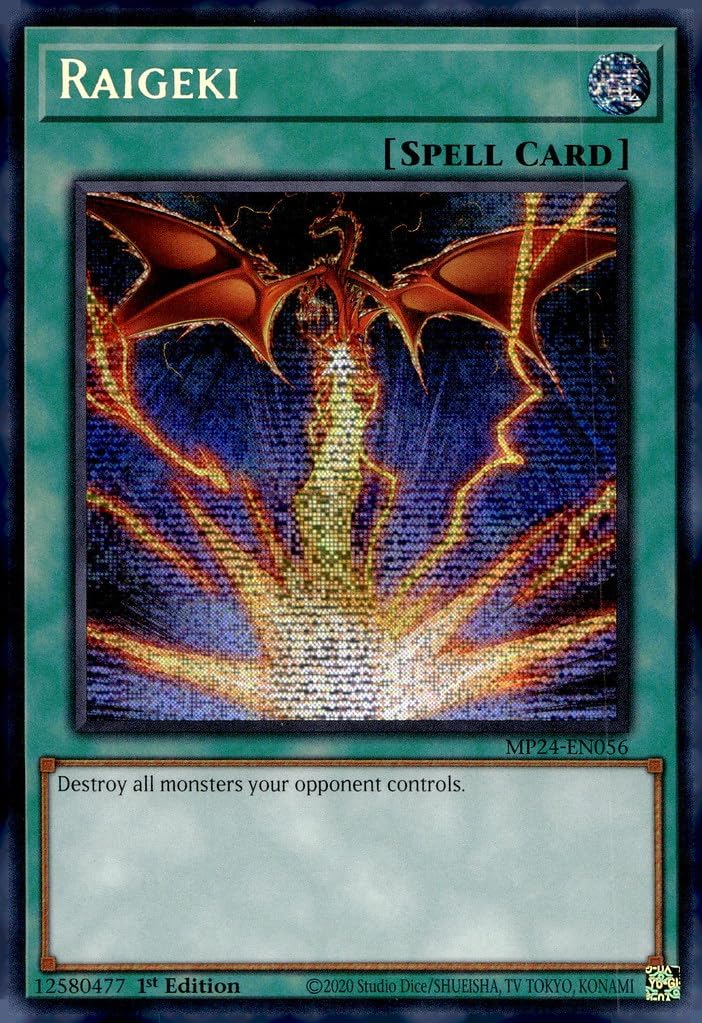 Amazon.com: Raigeki (Alternate Art) - MP24-EN056 - Prismatic Secret ...